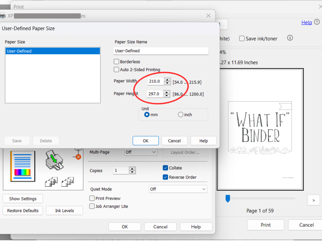 How to resize printables for printing - Studio Moline